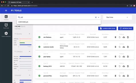Pii Tools Personal And Sensitive Data Discovery Tool