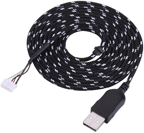 Zhaagrj 2m 6 56ft Mouse Usb Cable Mouse Extension Cord Line Replacement