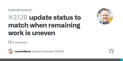 Update Status To Match When Remaining Work Is Uneven · Issue 3128