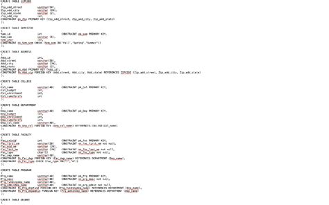 You Will Be Using A Sql Script For Oracle Or Postgres