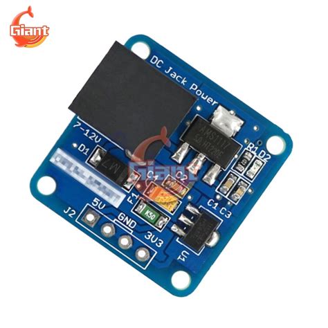 Dc 잭 Ldo 스텝 다운 전원 공급 장치 모듈 벅 전원 컨버터 보드 Arduino Diy 500ma 12v 5v Dc Dc