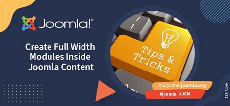 Creating Full Width Joomla Modules Inside Content The Joomla