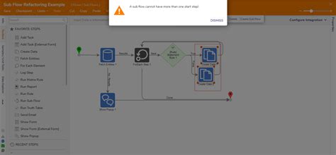 Create Sub Flows Using Existing Steps