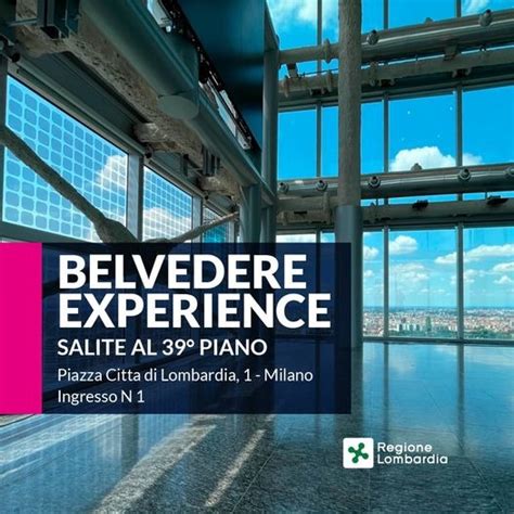 Domenica 3 Belvedere 39 Piano Di Palazzo Lombardia Aperto A Visitatori