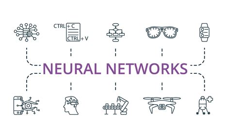 Neural Networks Icon Set Monochrome Simple Neural Networks Icon Collection Big Data Pattern Neural Networks Icon Set Monochrome Simple Neural Networks Icon Collection Big Data Pattern