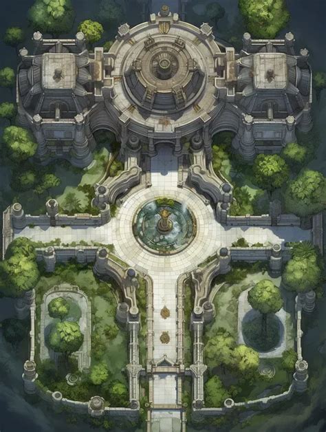 Dnd Interior And Building Maps Art Games Midjourney Prompt Promptbase