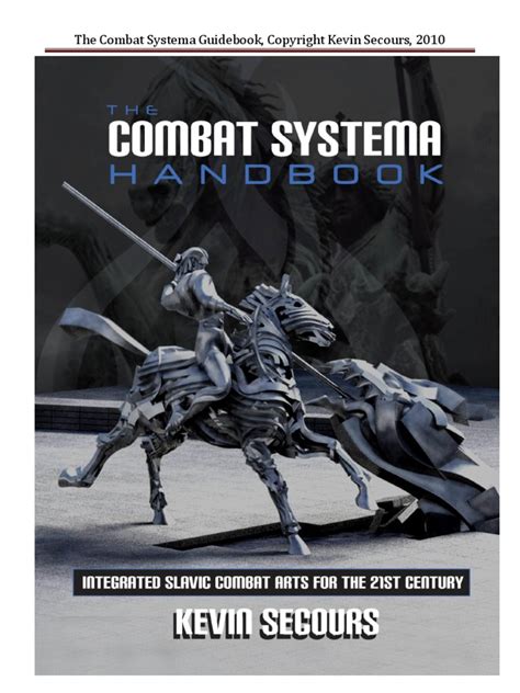 The Combat Systema Guidebook By Kevin Se Pdf Learning Western World