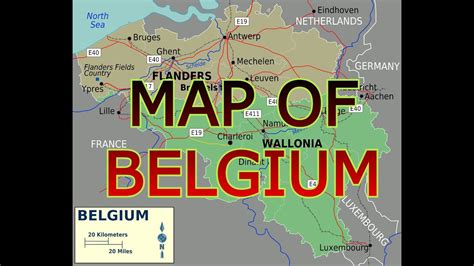 MAP OF BELGIUM YouTube