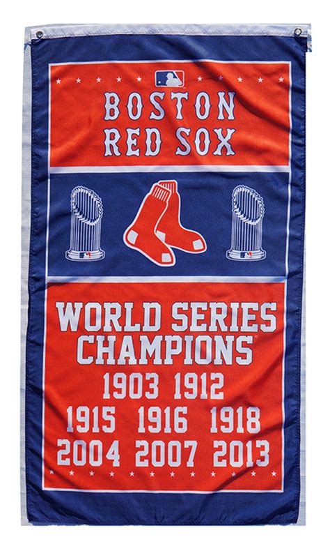 Boston Red Sox Flag 3x5ft Banner 100 Polyester Flagsshop