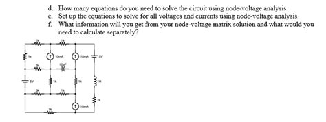 Solved 4 20 Marks Consider The Following Circuit Shown