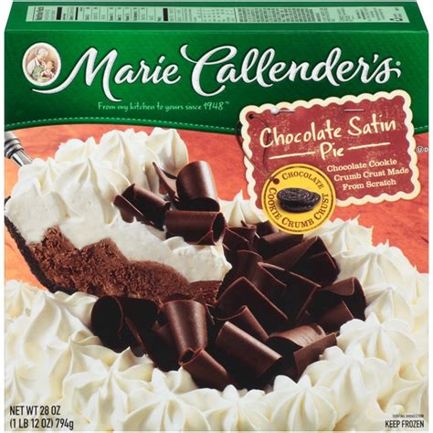 Marie Callenders Chocolate Satin Pie From Shoppers Instacart