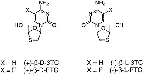 The Structures Of 3tc And Ftc Analogs Download Scientific Diagram