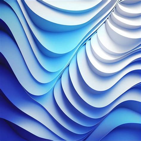 Premium Ai Image Arafed Image Of A Blue And White Abstract Background With Curved Lines