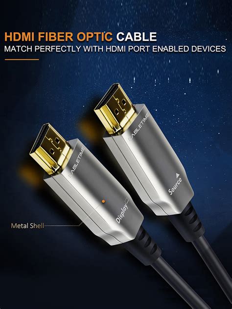Active Fiber Optical Hdmi 20 Cable（aoc 4k 60hz Cabletime