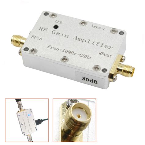 10m 6ghz Rf Amplifier 30db High Gain Driver Receiving Amplifier Receiver System Mad Hornets