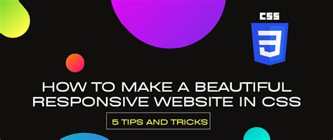 How To Make Responsive Web Designs In CSS Tips And Tricks DEV Community