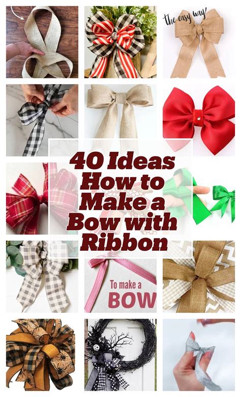 Ribbon Bow Tutorial Easy At Russell Lacy Blog