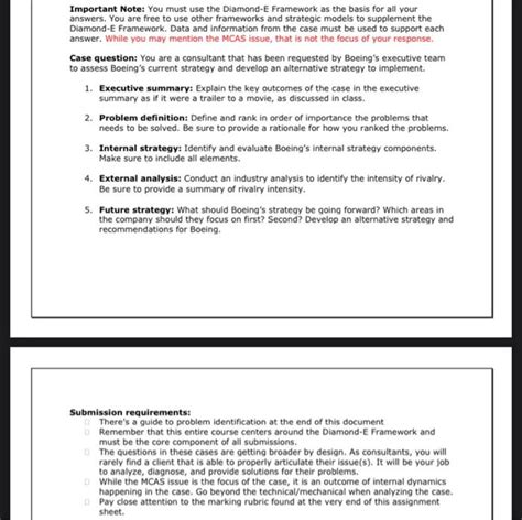 Solved Important Note You Must Use The Diamond E Framework