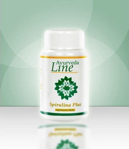 Preparat medycyny naturalnej Ayurveda line Spirulina Plus Siła i