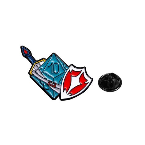 Dnd Fighter Dice Enamel Pin Distinct Enamel Pins