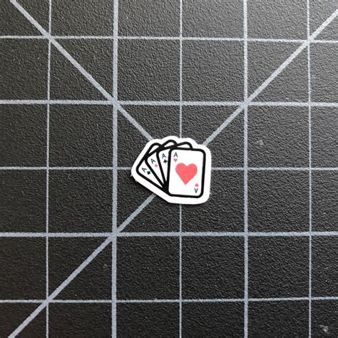 4 Aces Ace Of Hearts Playing Cards Sticker Rc Swag Stickers T Shirts Hoodies Rc Kits