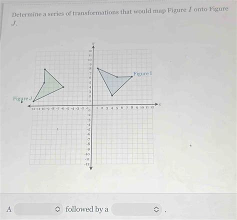 Solved Determine A Series Of Transformations That Would Map Figure I