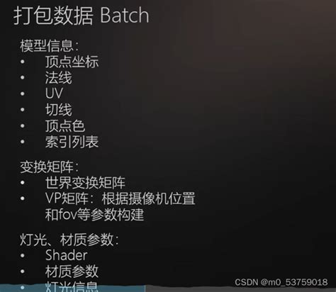 Unity渲染管线unity渲染管线流程 Csdn博客