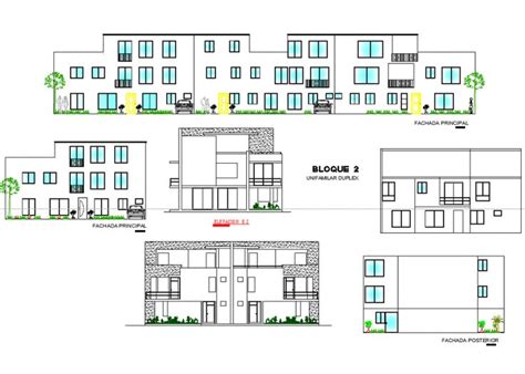 Elevation Condominium Plan Autocad File
