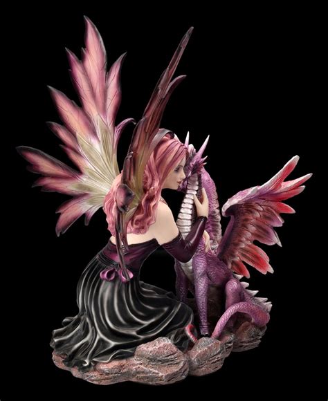 Fairy Figurine Summer Fairy Raya With Dragon Purple