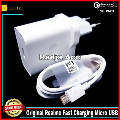 Jual Charger Realme Fast Charging Watt Original Micro Usb Casan Ori Shopee Indonesia