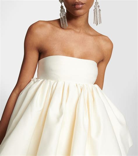 Rotate Birger Christensen Strapless Twill Minidress Rotate Birger
