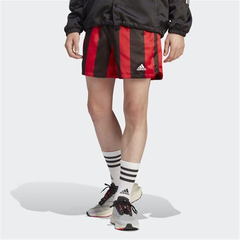 Adidas Satin Shorts Red Adidas Lk