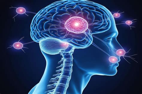Brain Mapping Neuron Growth And Neural Architecture 3d Model Of A Brain