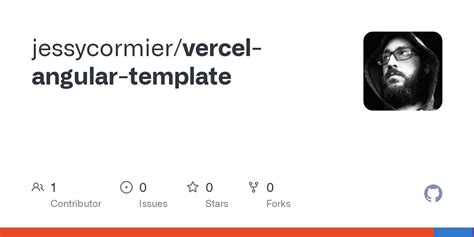 Github Jessycormiervercel Angular Template