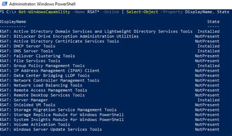 Stepwise Tutorial Install Rsat Windows 10 Powershell And Gui
