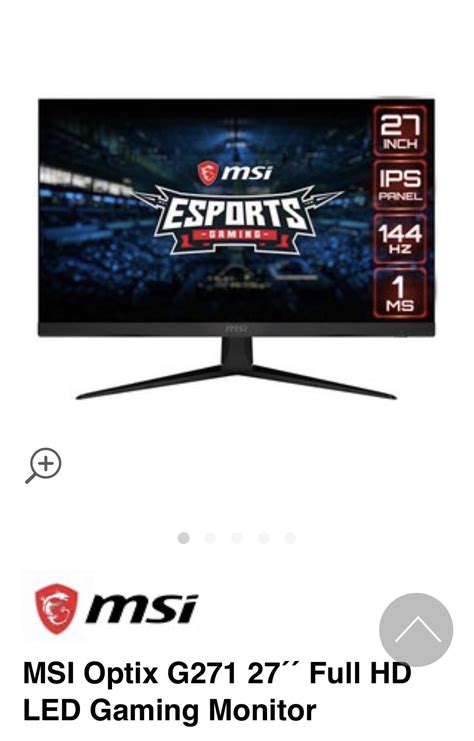 NEW 27” inch Gaming Monitor MSI, Computers & Tech, Parts & Accessories ...