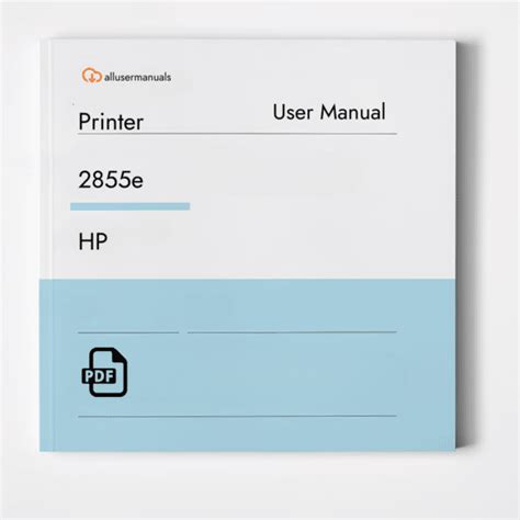 Hp Printer 2855e Manual Download