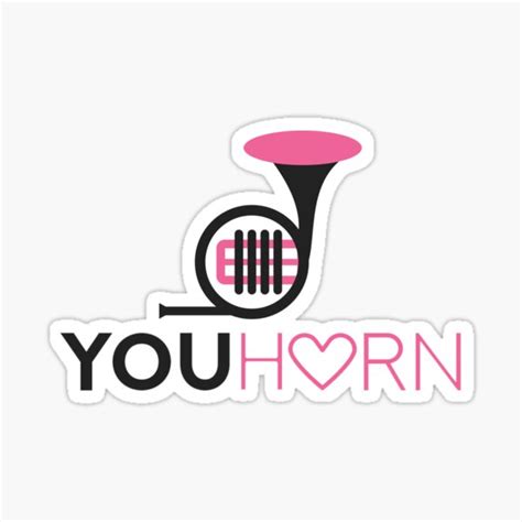 You Horn Sticker For Sale By Zaxcraft Redbubble