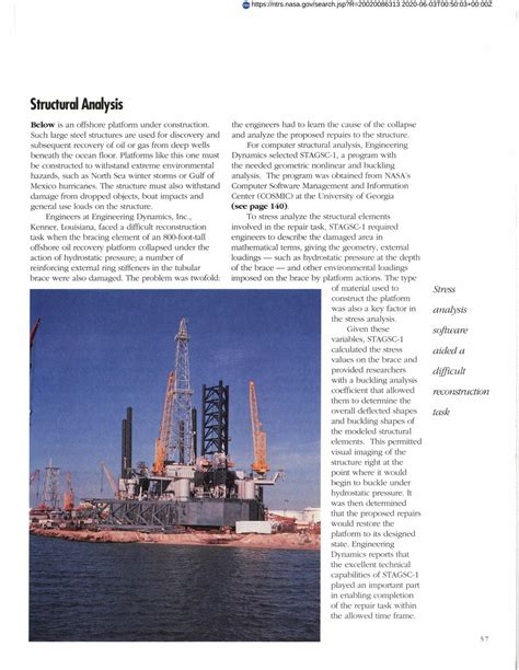Structural Analysis Nasa Spinoff