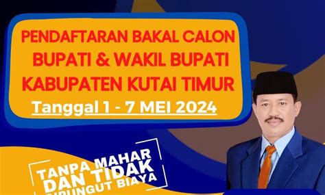 DPD NasDem Kutai Timur Bakal Buka Pendaftaran Bacakada Arfan Tidak Dipungut Biaya