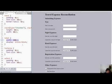 How To Align Form Elements YouTube