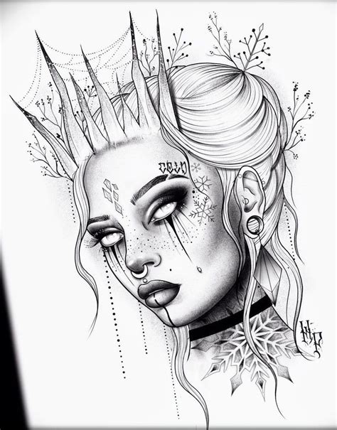 Female Tattoo Drawing Designs