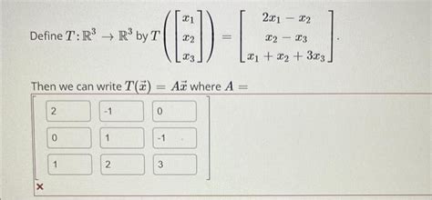 Solved The Transformation Chegg Com