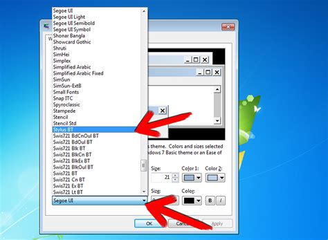 How To Change The Default Font On Windows 7 7 Steps