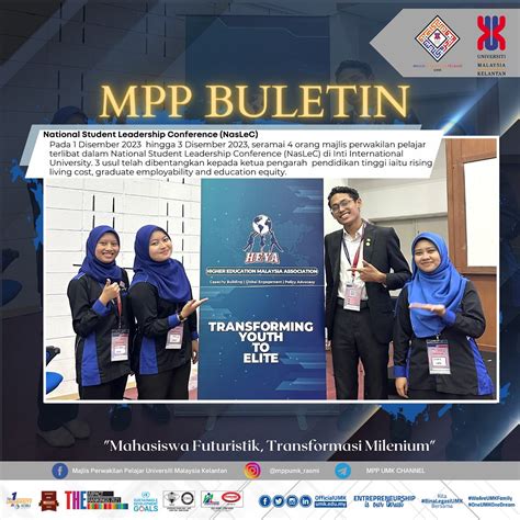 Mpp Buletin 34 Umk Kampus Kota 10 Disember 2023 Seramai 4 Orang