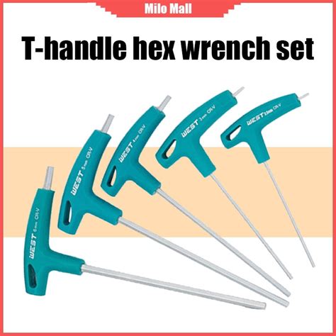 T Handle Hex Wrench Set Allen Key Hex Wrench For Repair Bicycle Tools Shopee Philippines