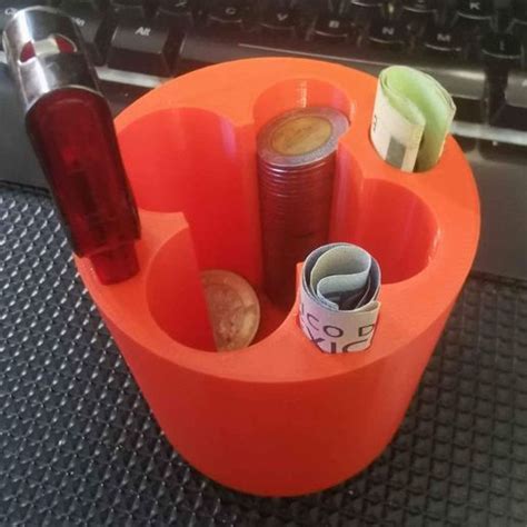 Archivo Stl Organizador De Monedas México・idea De Impresión 3d Para