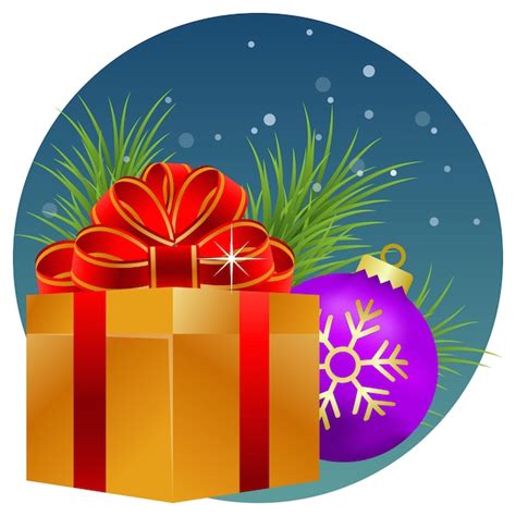 Premium Vector Merry Christmas Greeting Illustration