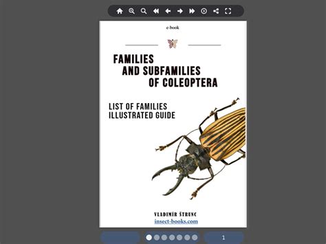 Families Of The Coleoptera Insect Books