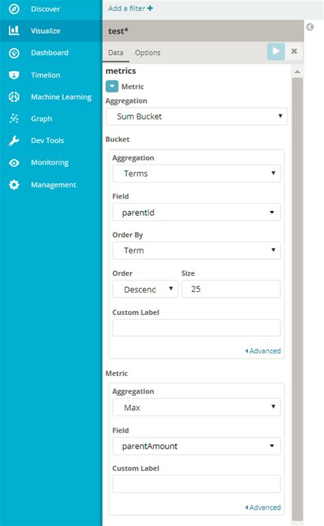 Kibana 5 How To Calculate The Sum Amount Of Parent Field In